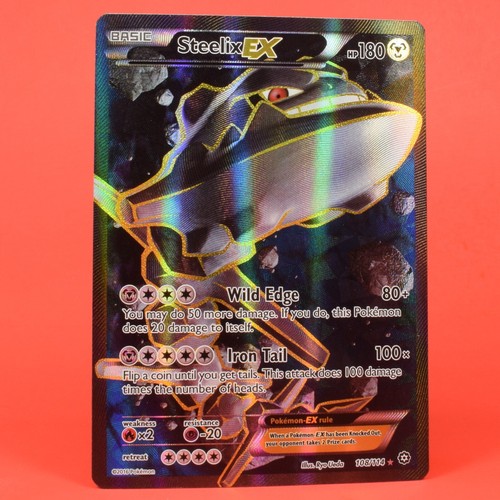 Pokemon TCG Card XY Steam Siege Set Steelix EX Full Art 108/114 | eBay