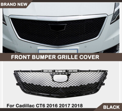 Mesh Radiator Bumper Grill Grille For 2016 2017 2018 Cadillac CT6 Black ...