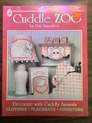Cuddle Zoo Pat Saunders Decorative Painting Tole Patterns 09415 Grace ...