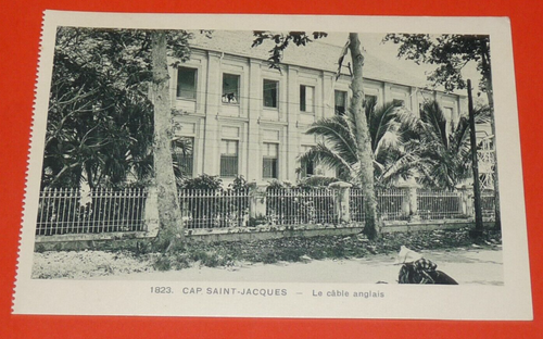 CPA POSTALE 1920 COLONIES INDOCHINE COCHINCHINE CAP SAINT JACQUES CABLE ...