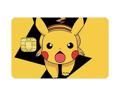 Pikachu Pokemon Edition Debit Credit Card Skin Decal Sticker Small Chip ...