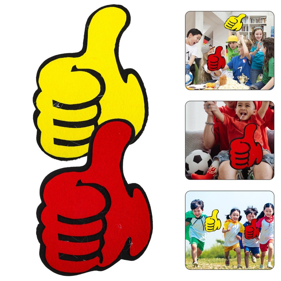 2 Pcs Stage Prop Fake Thumb Decoration Photo Booth Props Wedding | eBay ...