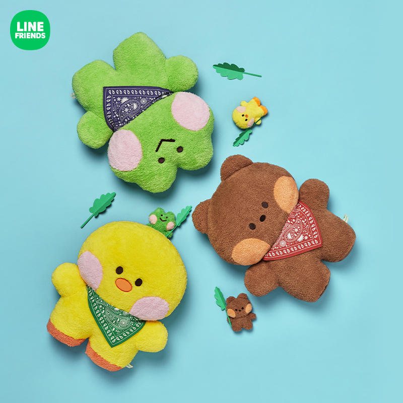 Line Friends Binini Cute Brown Bear 50cm Giant Minini Standing Doll ...