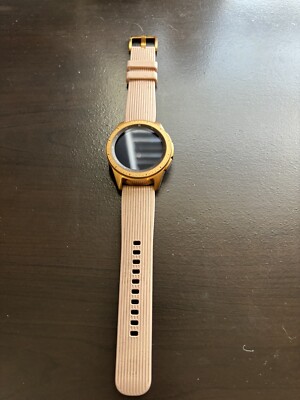 Samsung Galaxy Watch SM-R815 42mm Rose Gold Case Classic Buckle Pink ...