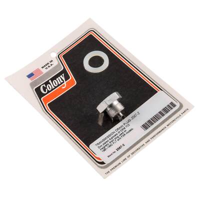 #2567-2 Transmission Drain Plug 1981-1992 Harley-Davidson FLT/FXR Zinc ...