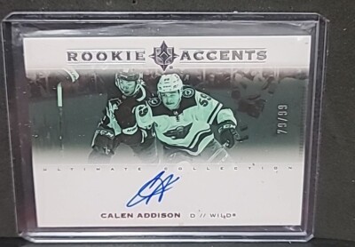 CALEN ADDISON 2021-22 UD Ultimate Collection Rookie Accents Autograph ...