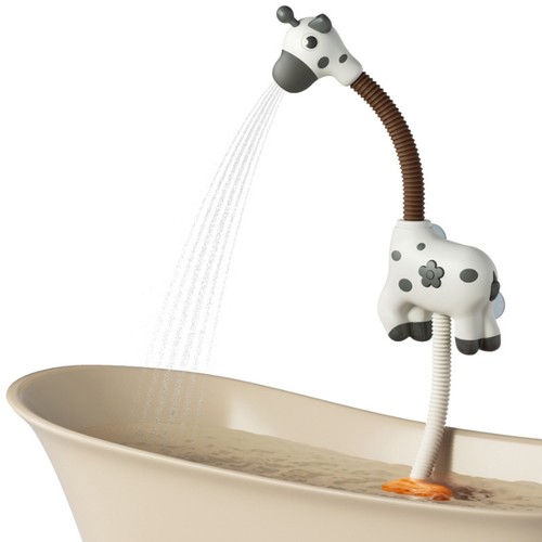 Jouets de bain pour bébé avec pommeau de douche mignon girafe jet d'eau ...