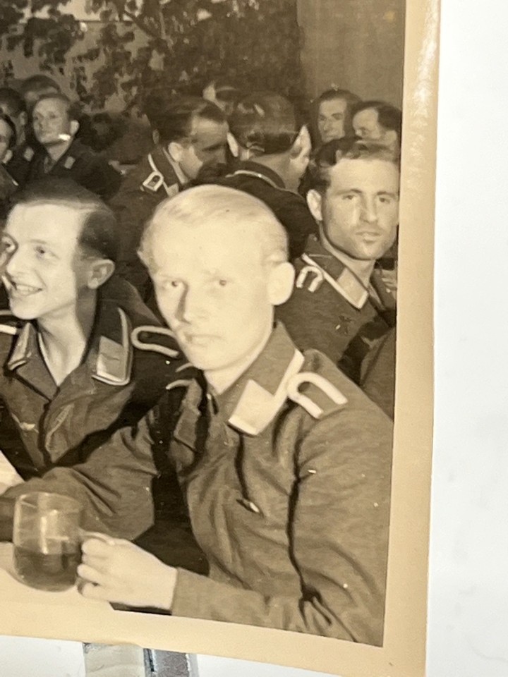 WW2 Photo Group German Wehrmacht Celebrating With Lots Of Drinks At ...
