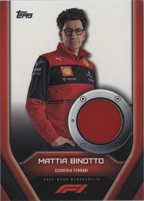 2022 Topps Formula 1 - F1 Relics #F1RL-MB Mattia Binotto (MEM) for sale ...