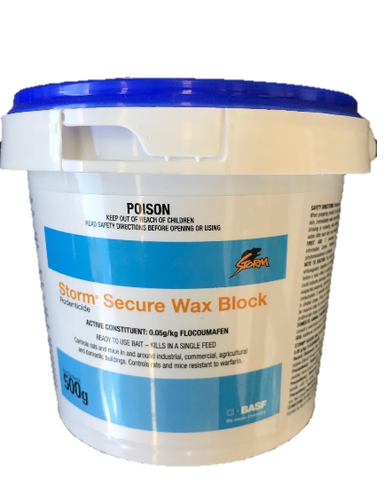 Storm Secure Rat & Mouse Bait 3 kg Wax Blocks | eBay Australia