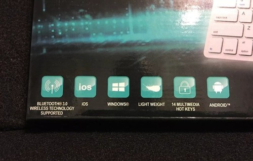 Wireless Keyboard Bluetooth Technology Supported iOS 14 Multimedia Hot ...