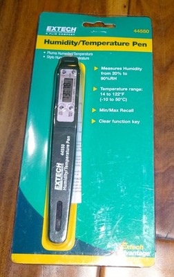 Extech 44550 Pocket Humidity/Temperature Pen....Brand New Sealed | eBay