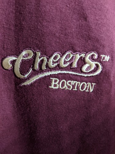 Cheers Boston Bar T-Shirt Men's Size 2XL Embroidered Crew Neck NWOT 80 ...