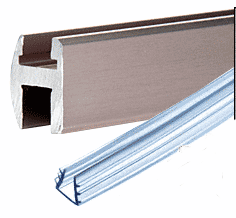 CRL SDH980BN Brushed Nickel Deluxe Shower Door Header Kit - 95" | eBay