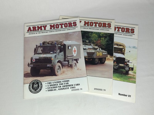 Lot of 3 - Vintage Army Motors Magazine Military Vehicle 1995, 1997 | eBay