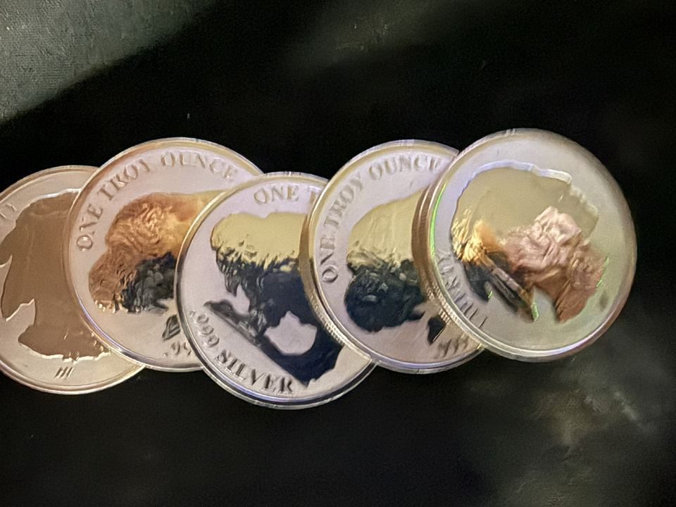1 oz .999 Fine Silver Asahi Refining Mint Reverse Proof Buffalo Round ...