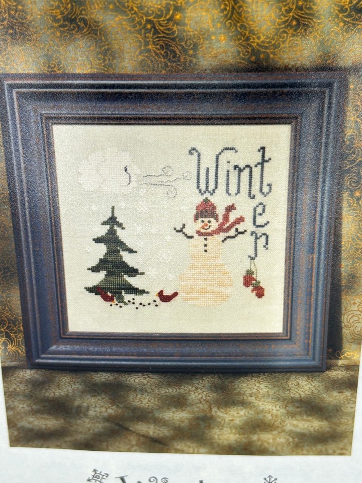 Waxing Moon Designs Cross Stitch Embroidery Needle point "Winter" | eBay