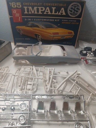 ORIGINAL VINTAGE AMT 1965 CHEVY IMPALA CONV KIT | eBay