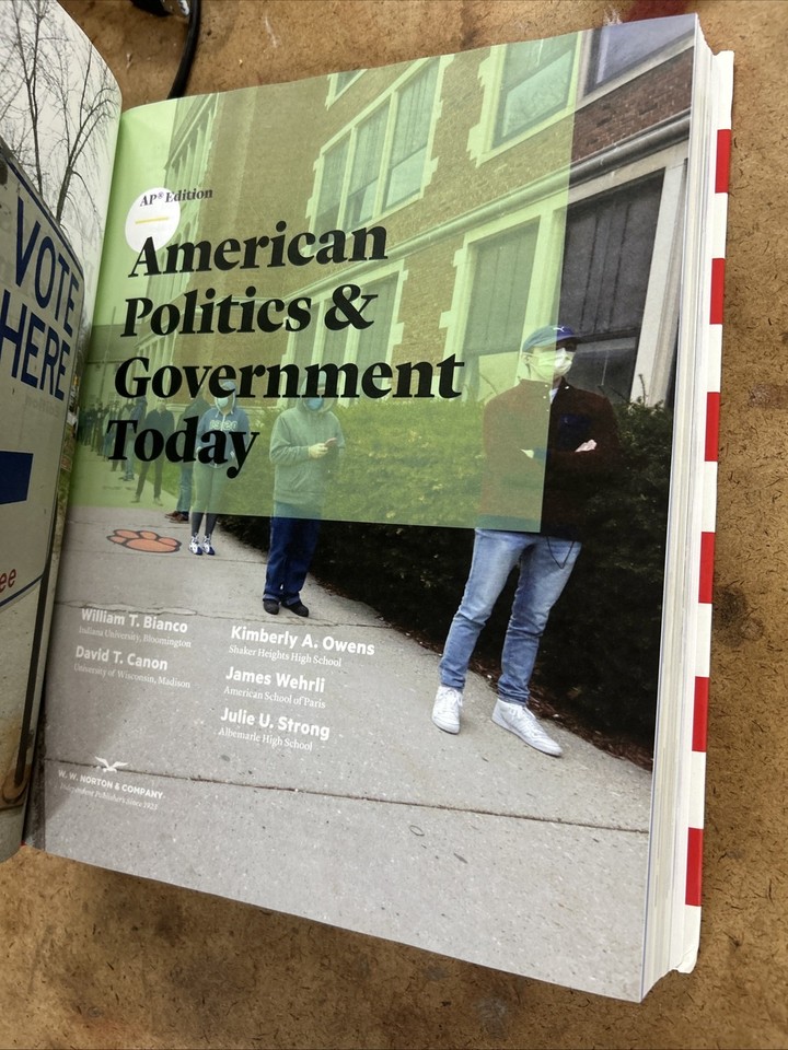American Politics and Government Today 9780393887402| eBay