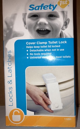 Safety 1st Cover Clamp Toilet Lock Baby Latch New | eBay