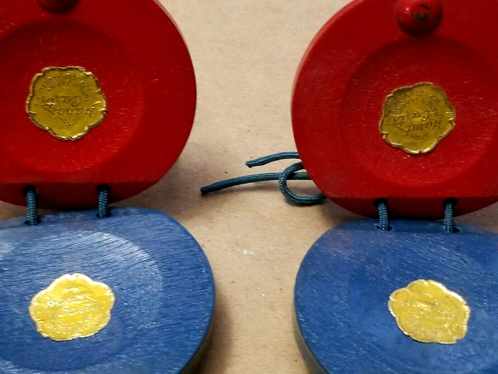 Vintage Finger Castanets Palillos Clackers Pair Set - Japan | eBay