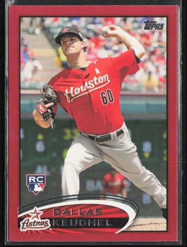 2012 Topps Update Target Red Border #US188 Dallas Keuchel Rookie ...