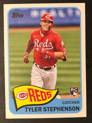 2021 Topps Series 2 Tyler Stephenson RC Reds 1965 Redux Insert Card # ...