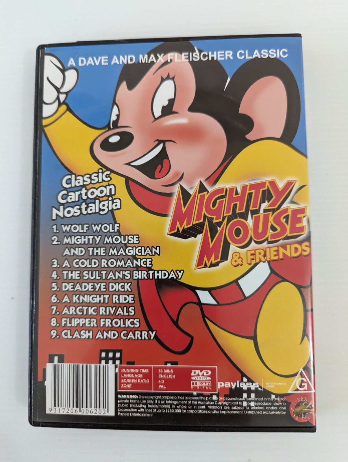 Mighty Mouse And Friends DVD Very Good Condition Classic Cartoon ...