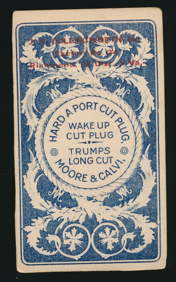 1880's N457/N458 Hard-A-Port ACTRESS PLAYING CARDS -9 Spades (Overprint ...