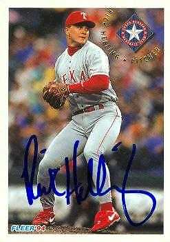 Rick Helling autographed Baseball Card (Texas Rangers) 1994 Fleer #U92 ...