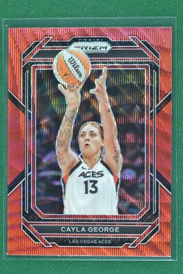 CAYLA GEORGE 2023 Panini Prizm WNBA RUBY WAVE Las Vegas Aces #58 | eBay