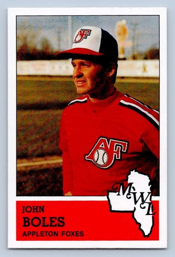 John Boles 1983 Fritsch Appleton Foxes #25 Midwest League | eBay