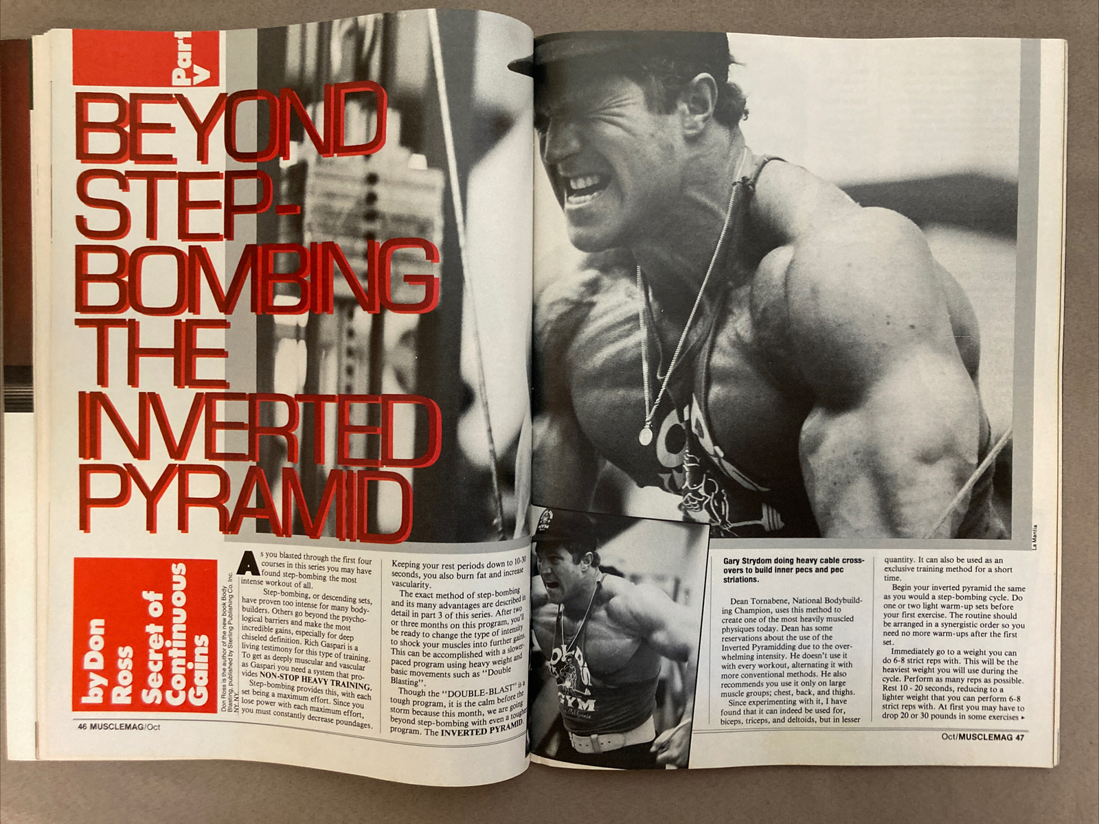 Musclemag Bodybuilding Fitness Magazine / Marjo Selin + John Terilli ...
