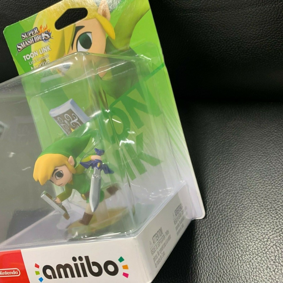 SUPER SMASH BROS TOON LINK Link Cartoon amiibo Nintendo free shipping ...
