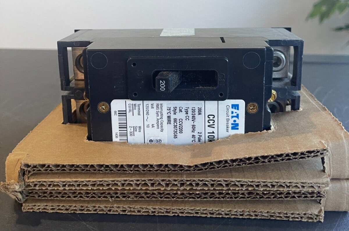 EATON Circuit Breaker CCV2200 200A 2 Pole | eBay