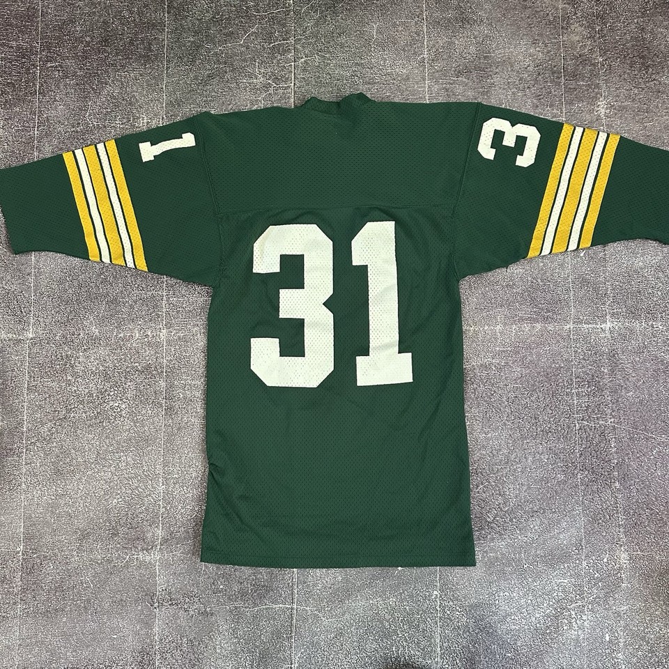 Men's Vintage 80's Sand Knit Green Bay Packers Gerry Ellis Jim Taylor ...