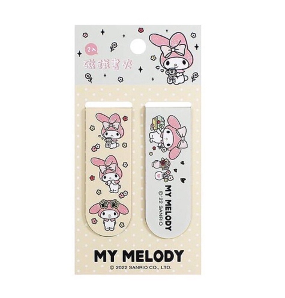 2x Sanrio Hello Kitty Melody Kitty Bookmarks Magnet Cinnamoroll Cute ...