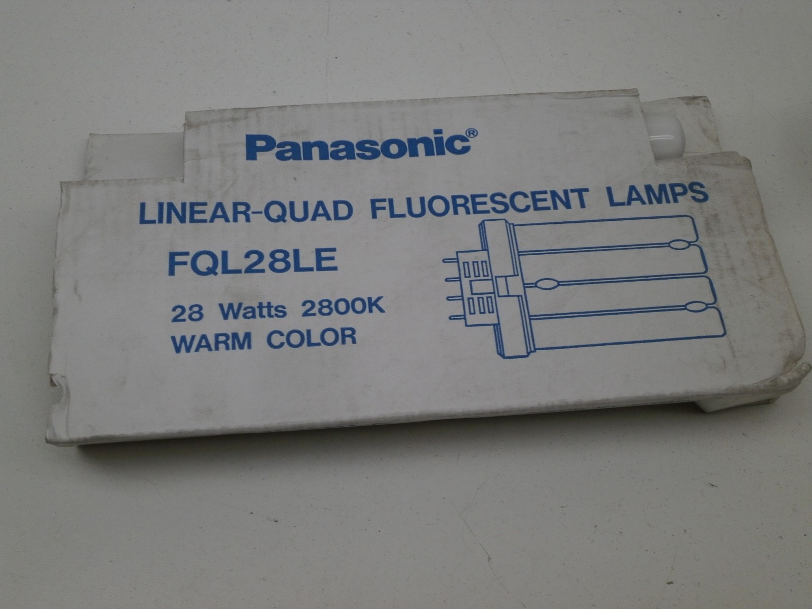 Panasonic FQL28LE 28W Linear Quad Fluorescent CFL Lamp Light Bulb 4-Pin ...
