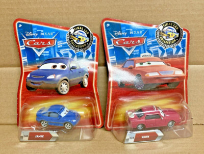 Disney Pixar Cars Jamie Vern Final Lap Collection 2 Lot New NOS Mattel ...