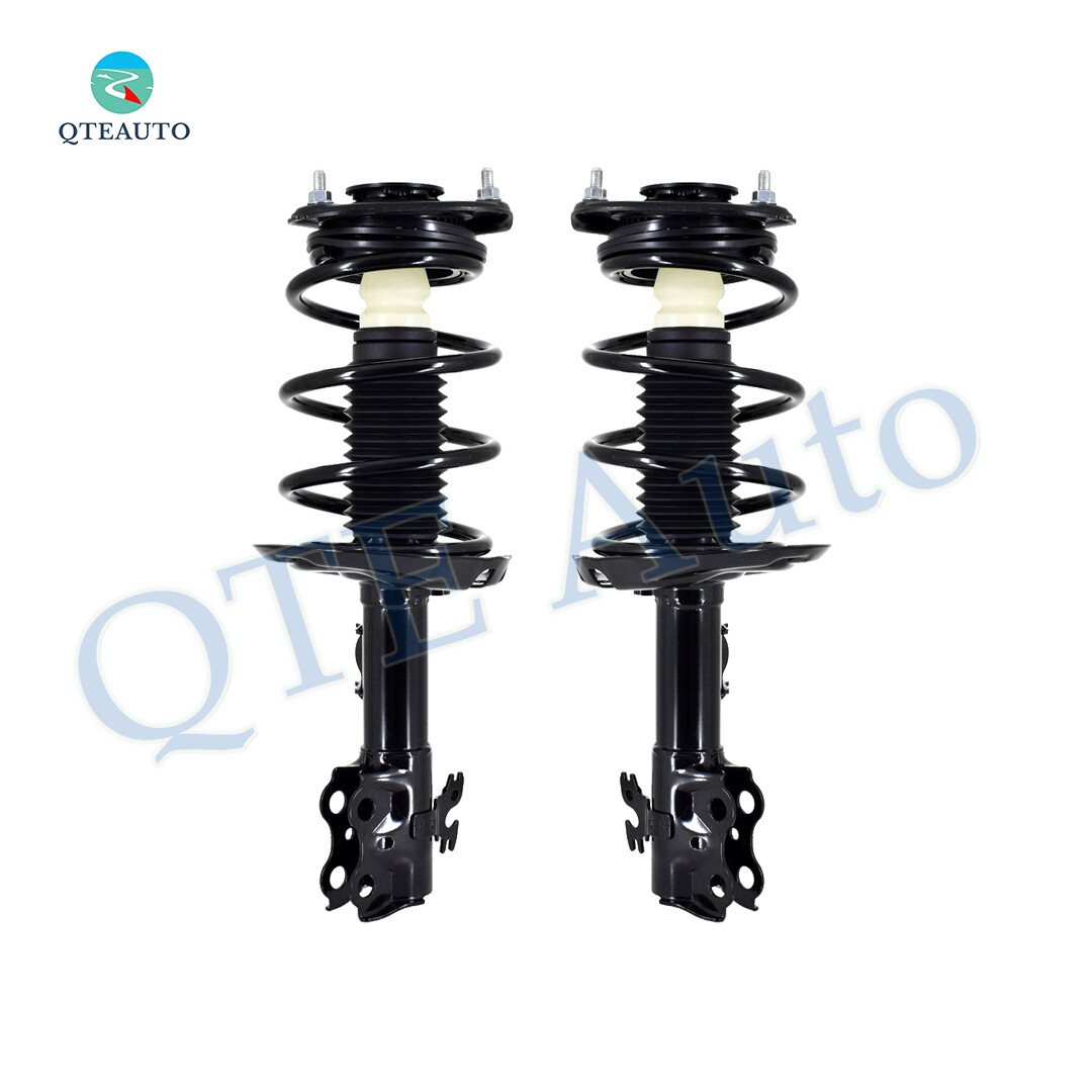Pair Front L R Quick Complete Strut Coil Spring For 2019 2021 Toyota
