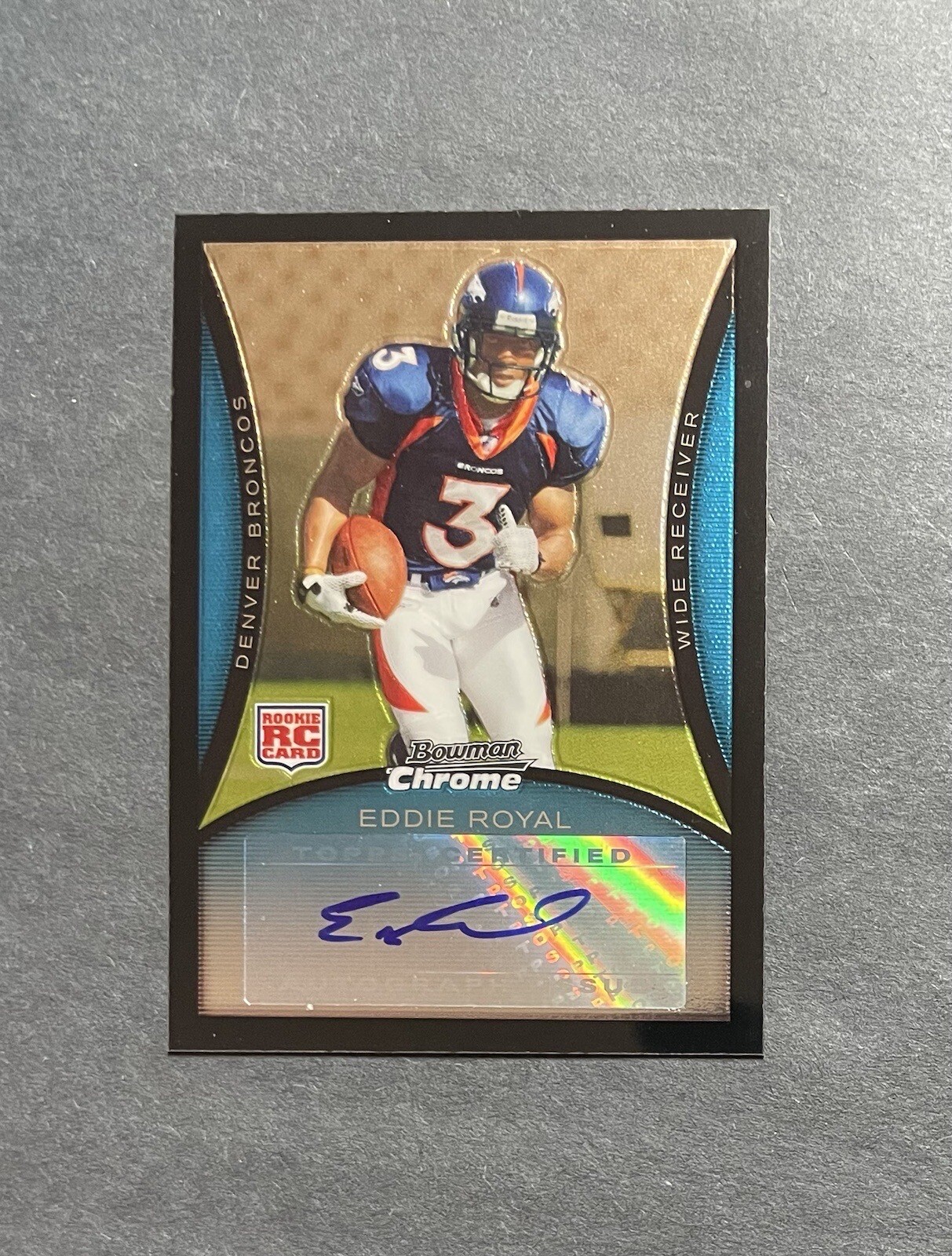 2008 Bowman Chrome - Rookie Autographs #BC91 Eddie Royal (AU, RC) for ...