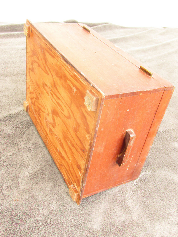 Wooden Box 2 Drawer Chest Cask Old Jewelry Desk Elegant Design Gift ...