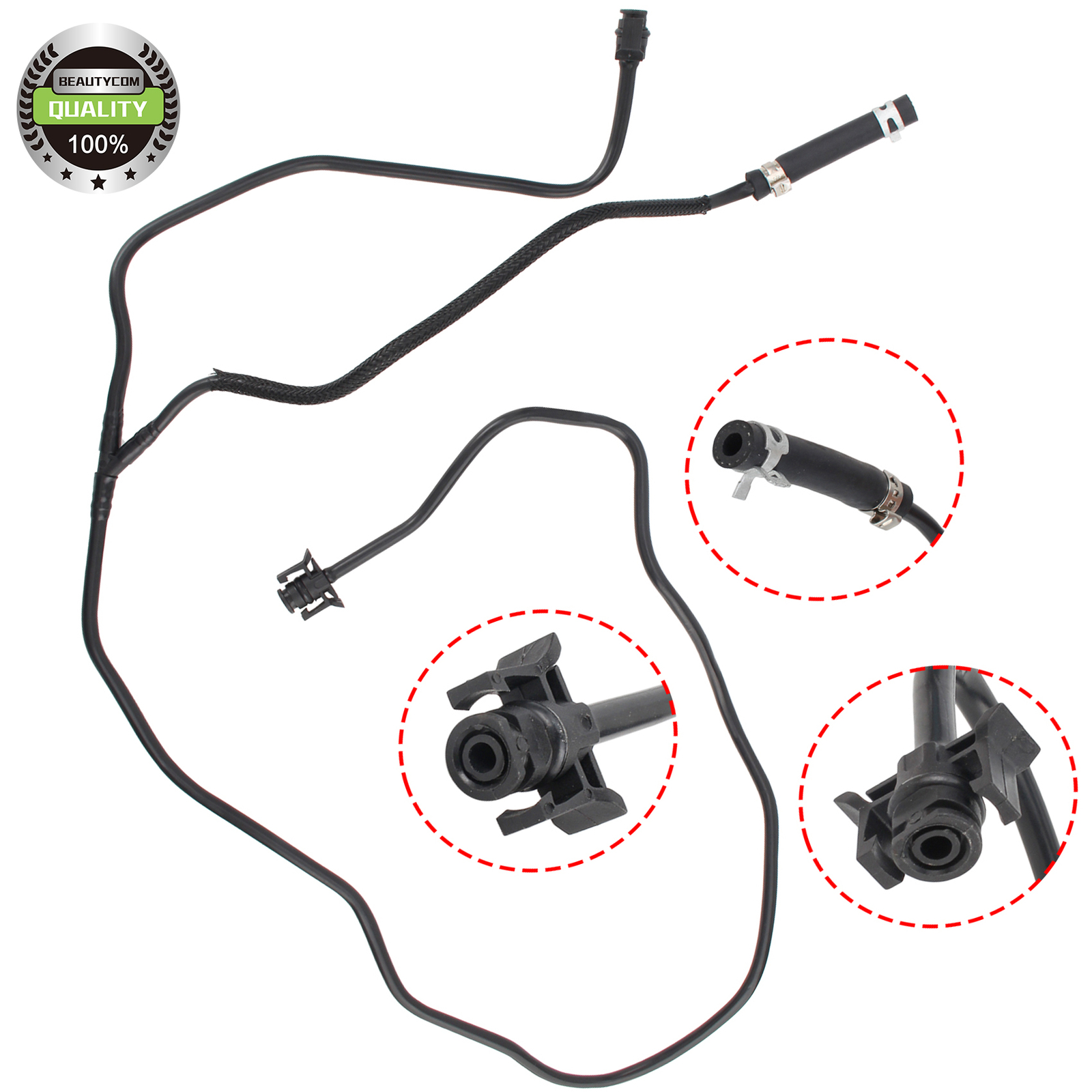 Coolant Reservoir Hose Replace For Ford Focus 2012-2018 BV618K012KF ...