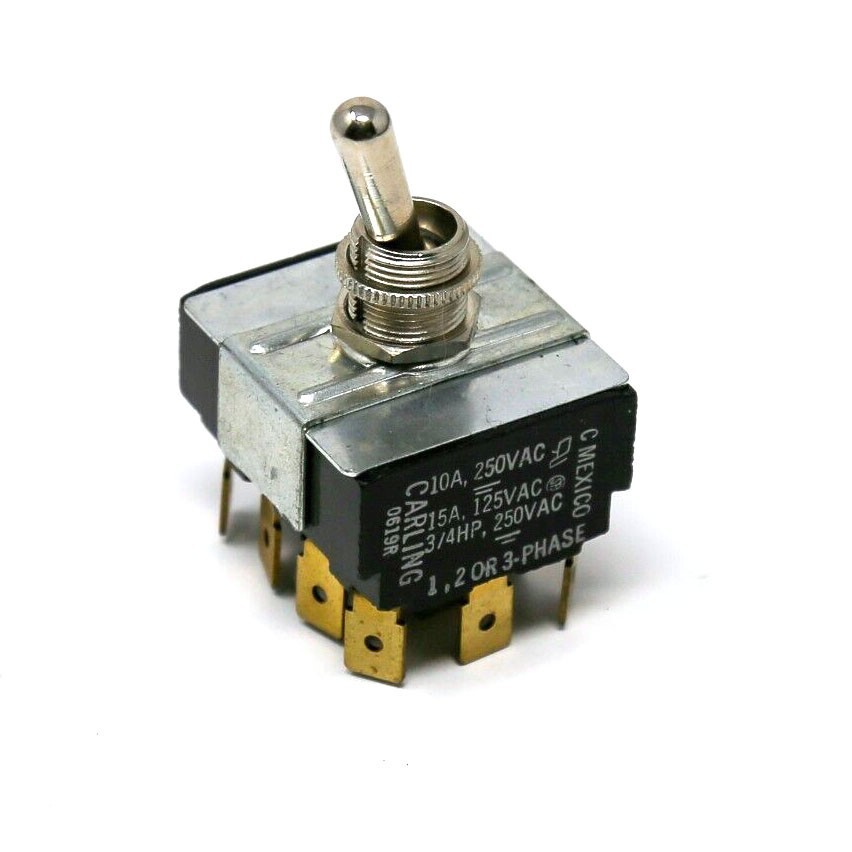 Carling 0619R Interlock Override Toggle Switch OEM Gillig 51-02168-018 ...