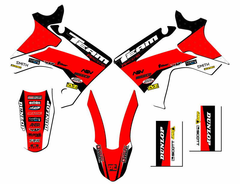 2013-2018 HONDA CRF 110 GRAPHICS KIT DECALS DECO CRF110 2014 2015 2016 ...