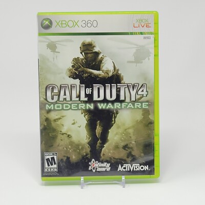 Call of Duty 4 Modern Warfare (Xbox 360) CIB COMPLETE & TESTED ...