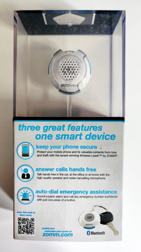 ZOMM Wireless Leash Alarmingly Smart Bluetooth Personal Safety Device ...