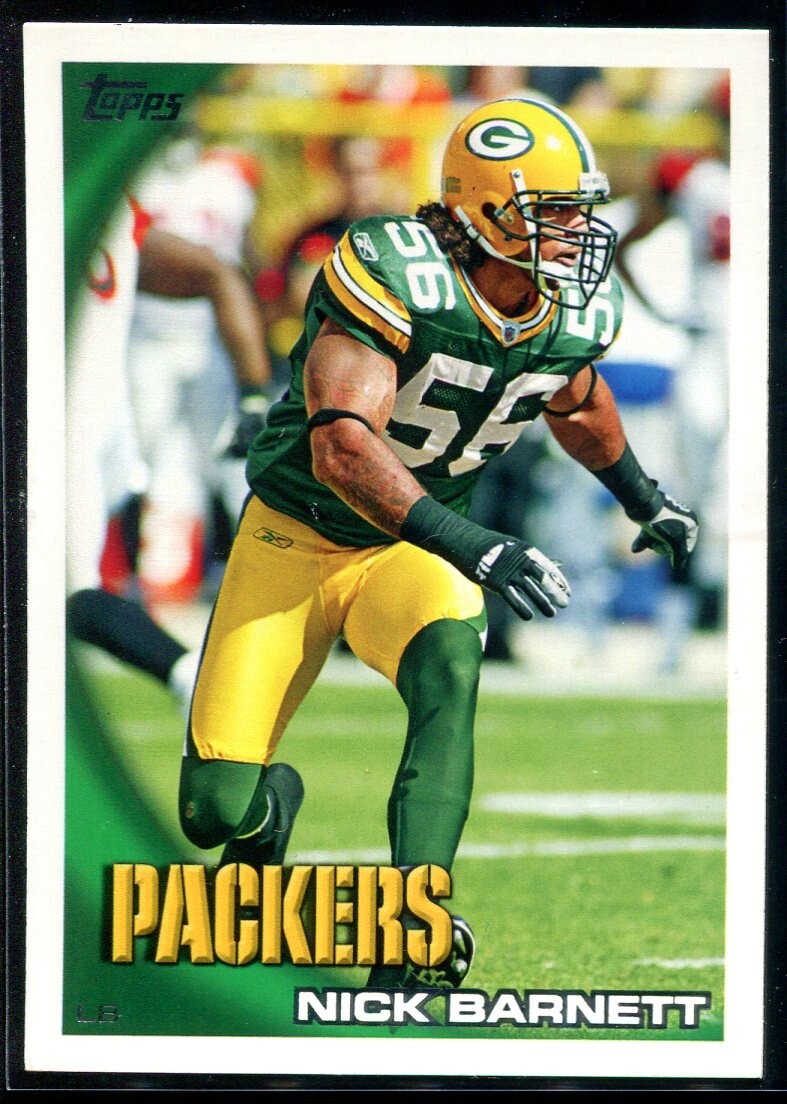 2010 Topps Football Nick Barnett #65 Green Bay Packers | eBay
