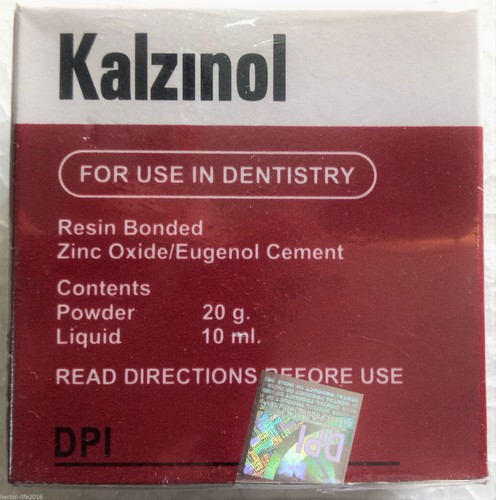 DPI-Kalzinol Temporary Dental non-resin filling Cement Zinc Oxide ...