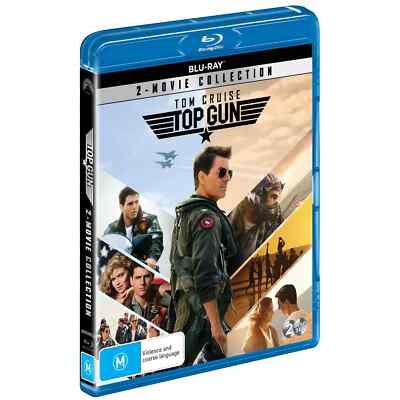BRAND NEW Top Gun 2-Movie Collection (Blu-Ray, 2022) Tom Cruise ...